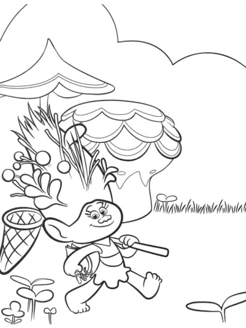 Coloriage Trolls pour les enfants 2023 - GBcoloriage