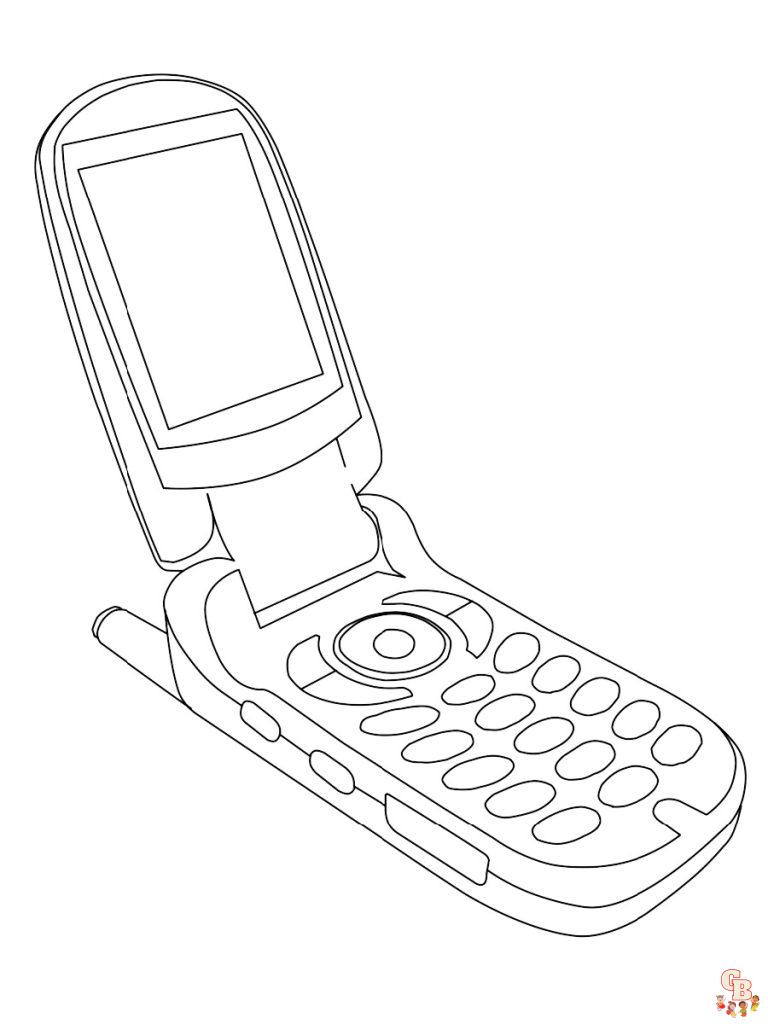 Pages à coloriage imprimables sur le téléphone pour les enfants