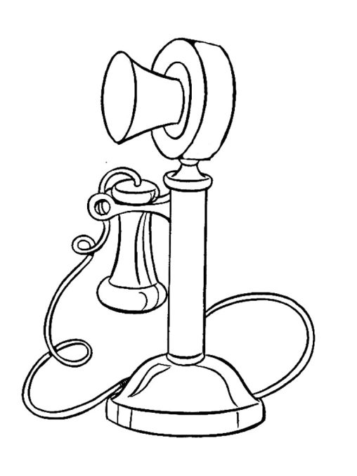 Pages à coloriage imprimables sur le téléphone pour les enfants