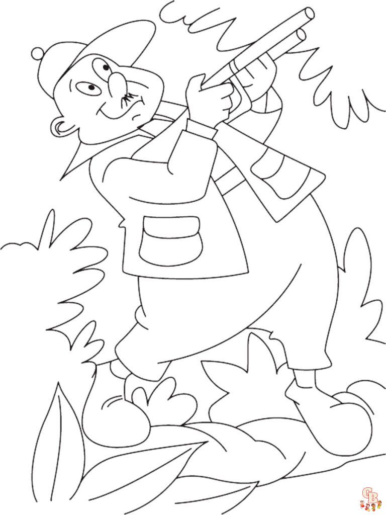 25+ pages de coloriage de chasseurs pour les enfants
