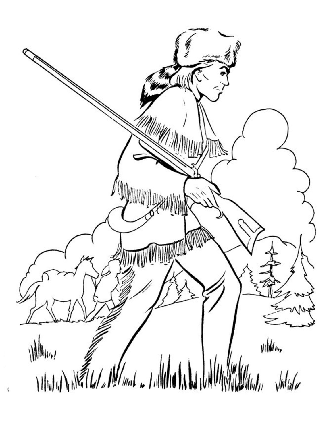 25+ pages de coloriage de chasseurs pour les enfants