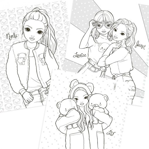 Découvrez les meilleurs coloriage Top Model à imprimer