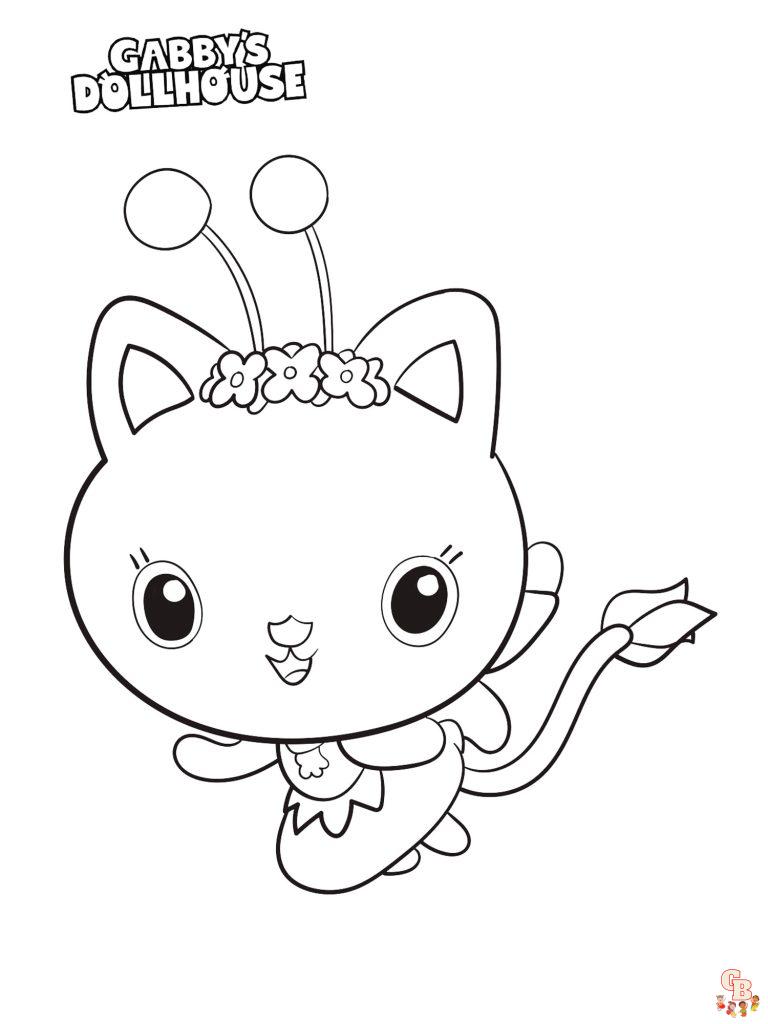 Coloriage Gabby Chat Des heures de divertissement avec