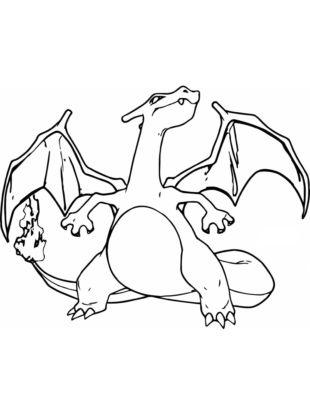 Coloriage Charizard Les Meilleurs Dessins à Imprimer pour Fans