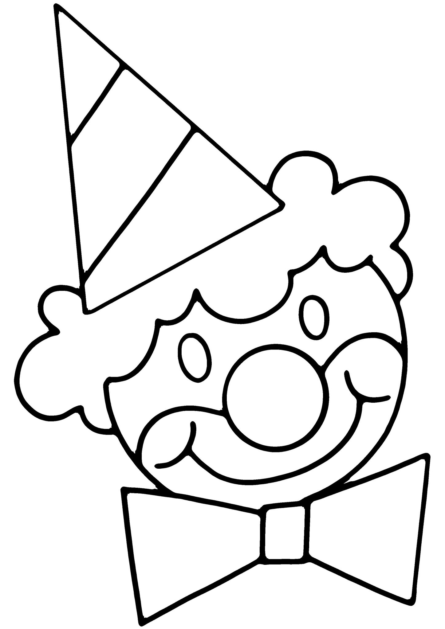 Coloriage Clown des Dessins à Imprimer et à pour les Enfants