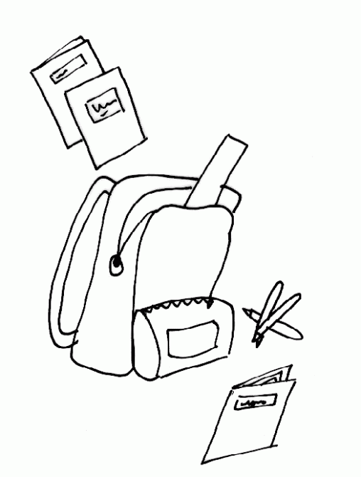 Coloriage cartable les meilleurs dessins à imprimer pour la rentrée
