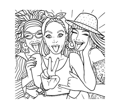 Coloriage BFF Des dessins à imprimer pour exprimer votre amitié