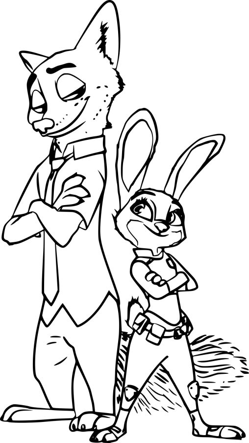 Coloriage Zootopie : 10 Modèles Incontournables pour Fans de