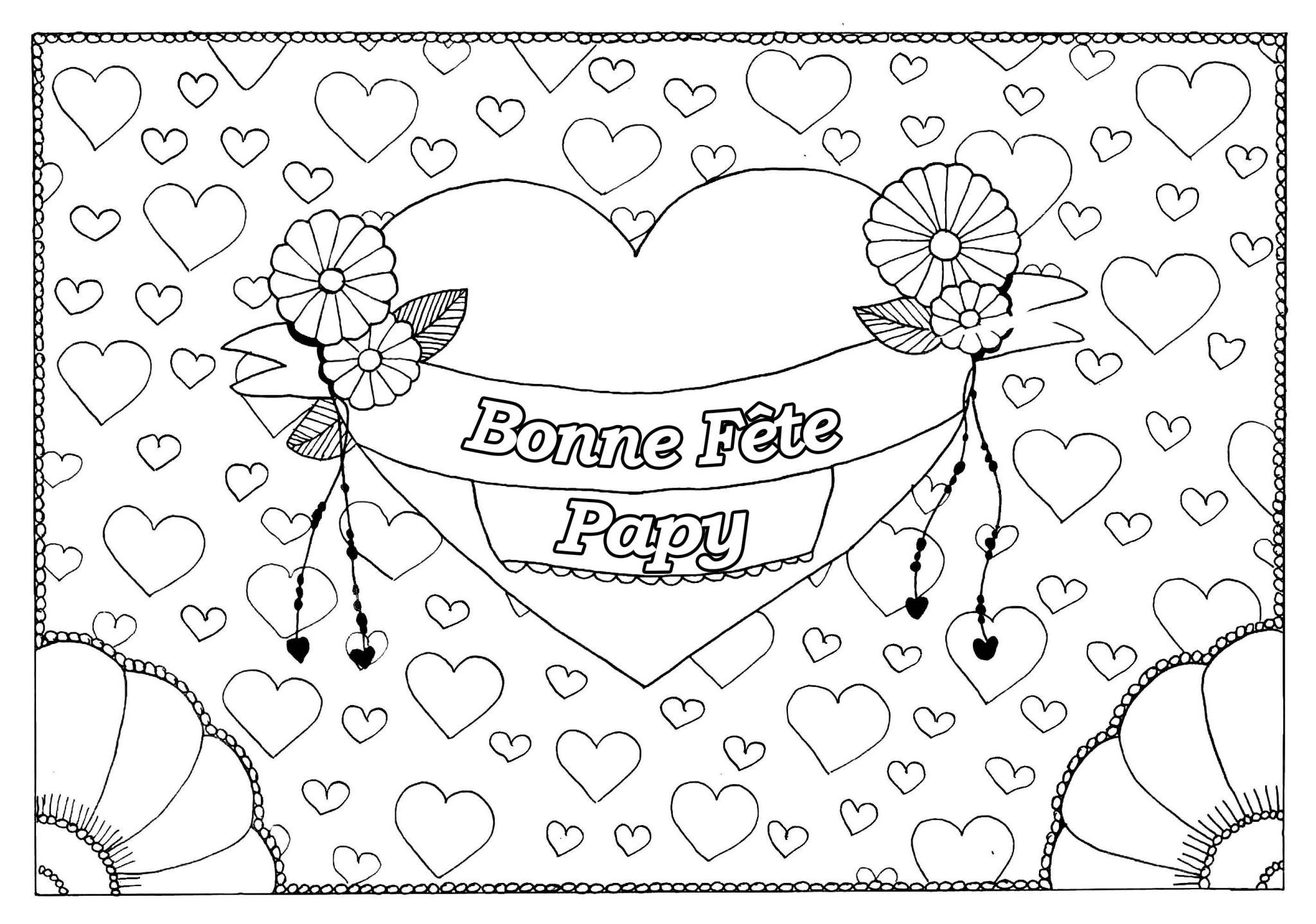 Fete des Papy coloriage pages : Idées et Modèles à Imprimer free