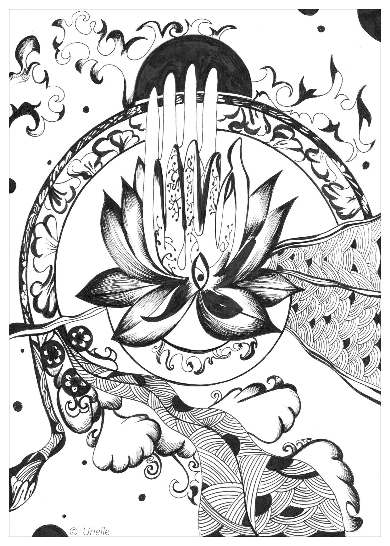 Peace Coloring: Illustrations and Patterns on the Theme of Peace